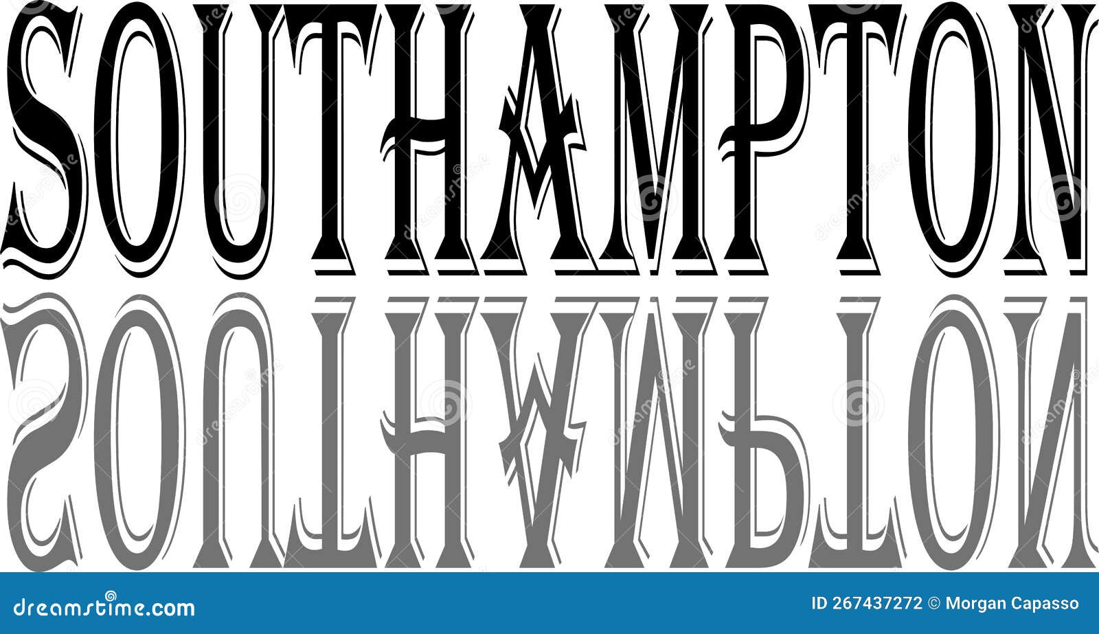 Southampton Text Sign Illustration Stock Vector - Illustration of flag ...