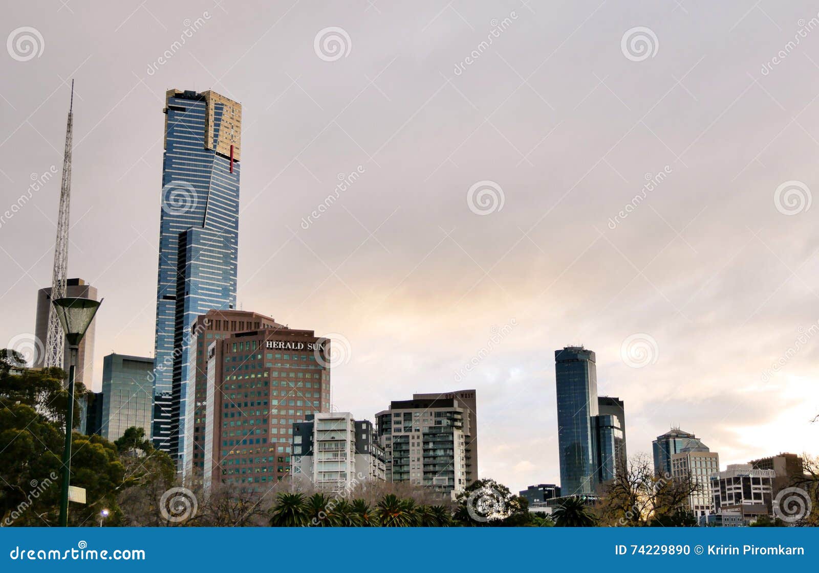 Southbank sunset editorial image. Image of southbank - 74229890