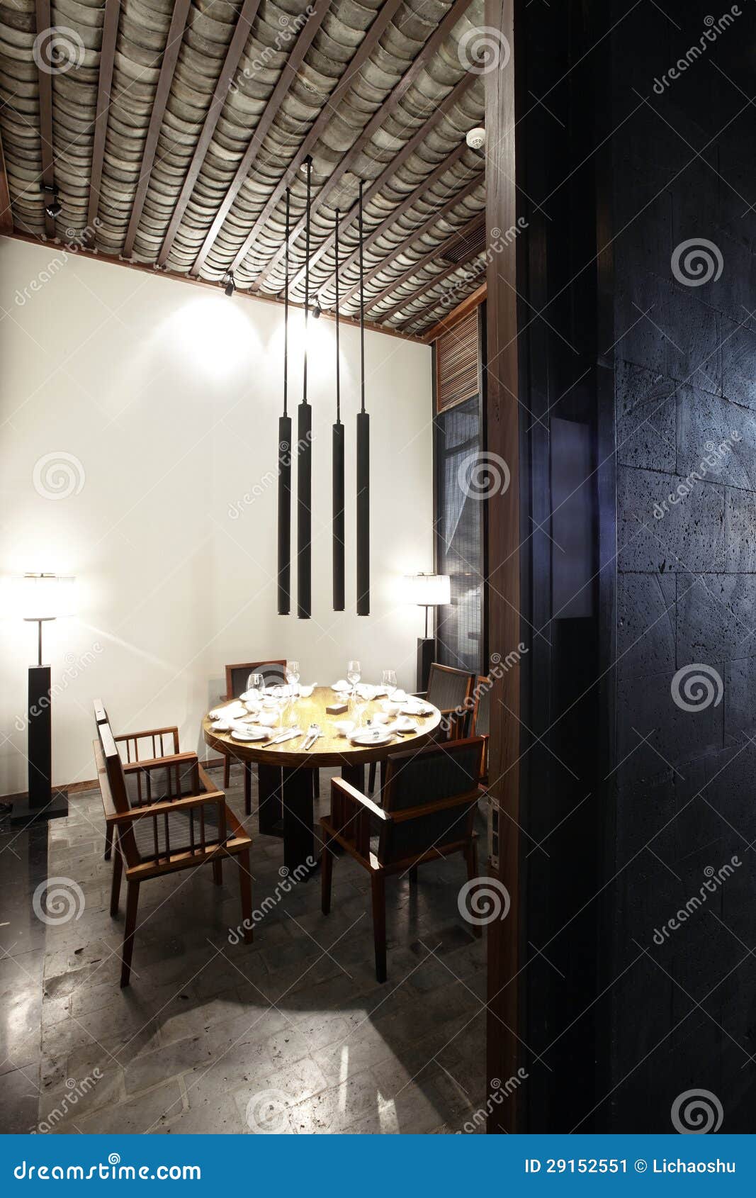 Southeast Asian-style Restaurant Stock Image - Image of indoors, luxury ...