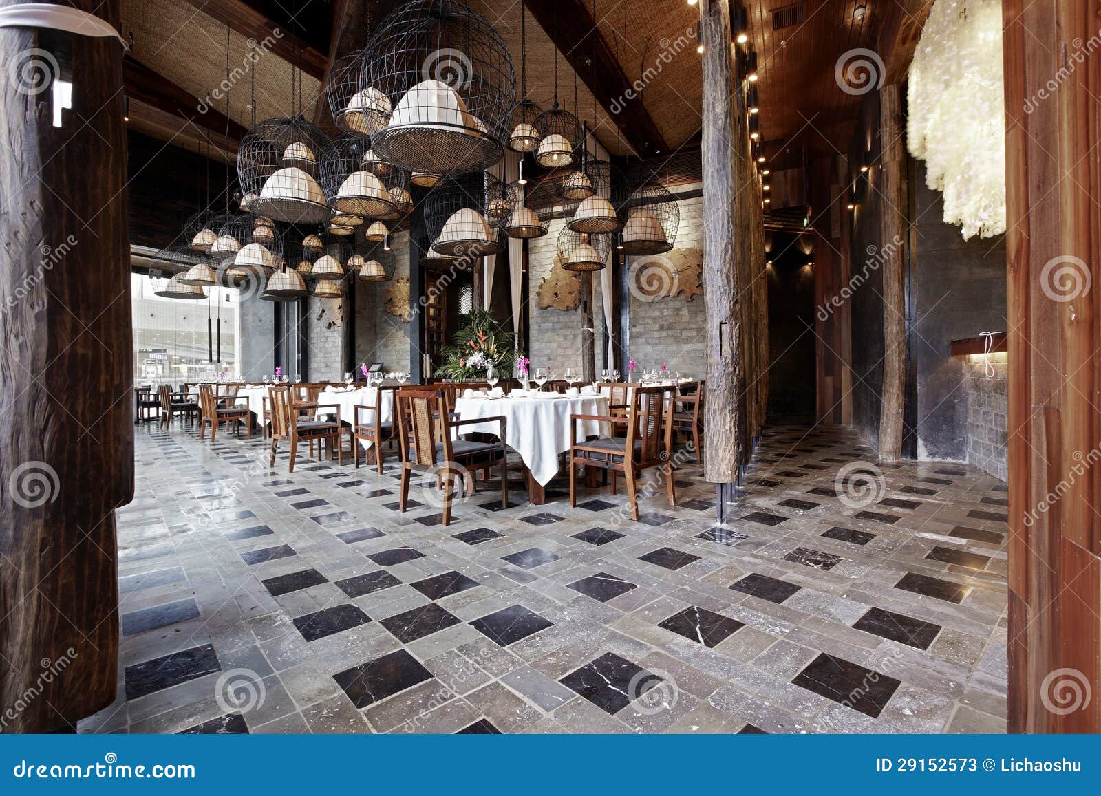 Southeast Asian-style Restaurant Stock Image - Image of restaurant ...