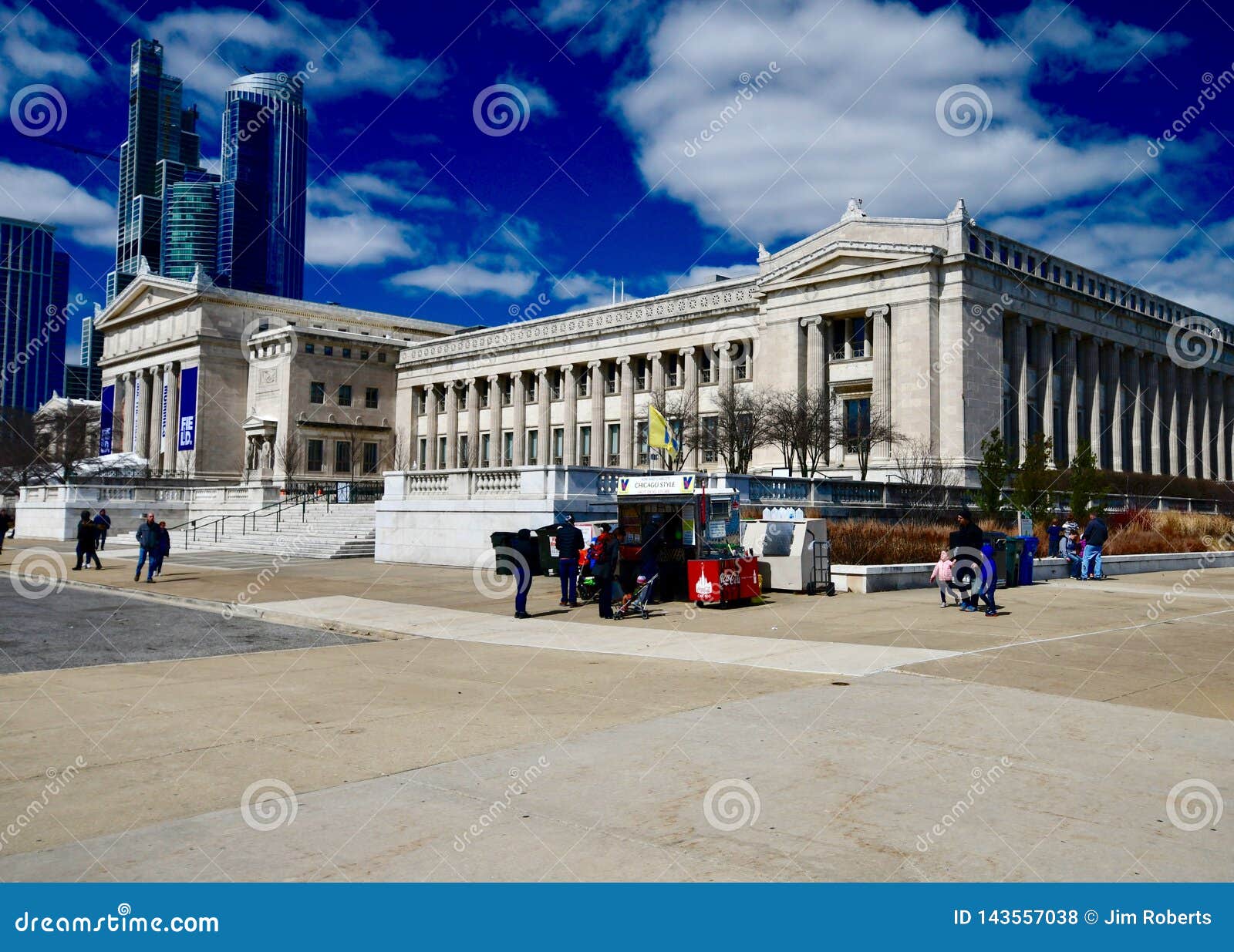 Southeast Corner of the Field Museum of Natural Histoey Editorial Stock ...