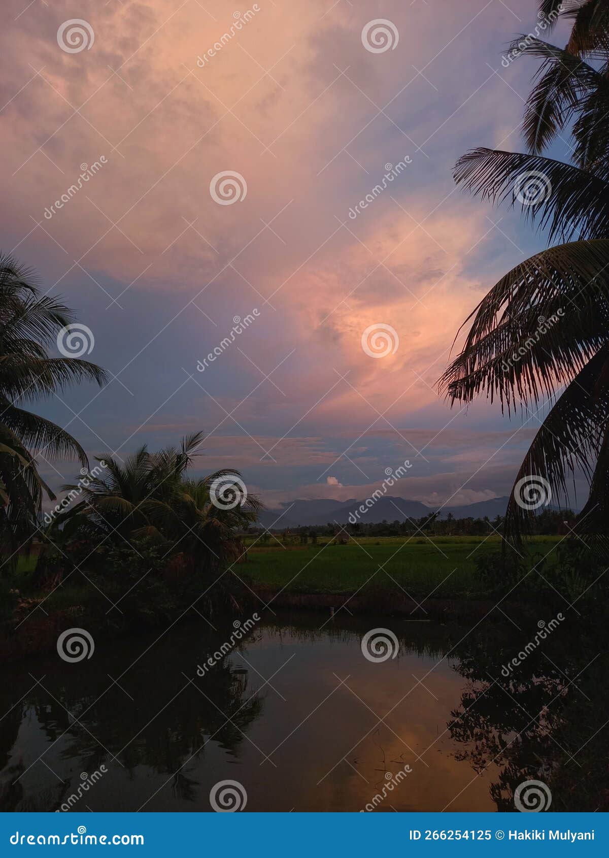 Southeast Direction at Sunset Stock Image - Image of cloud, sunset ...