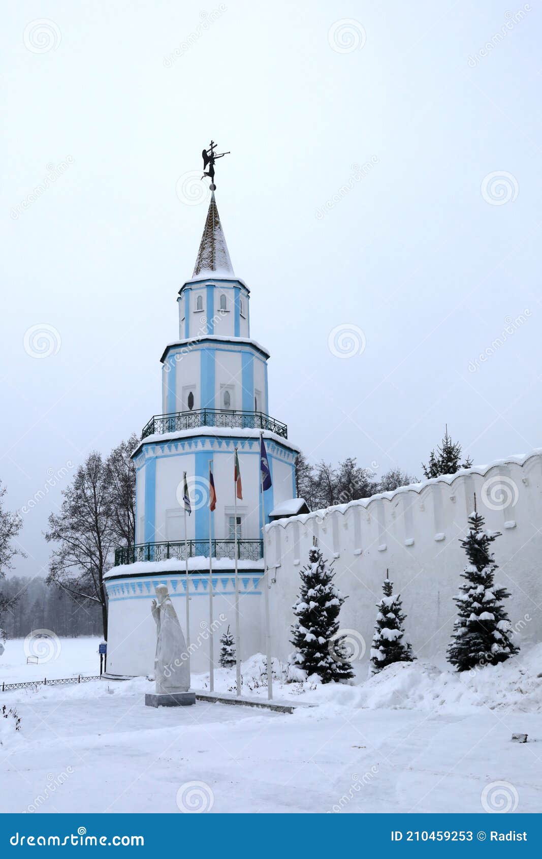 Southeast Tower of Raifa Monastery Stock Image - Image of culture ...
