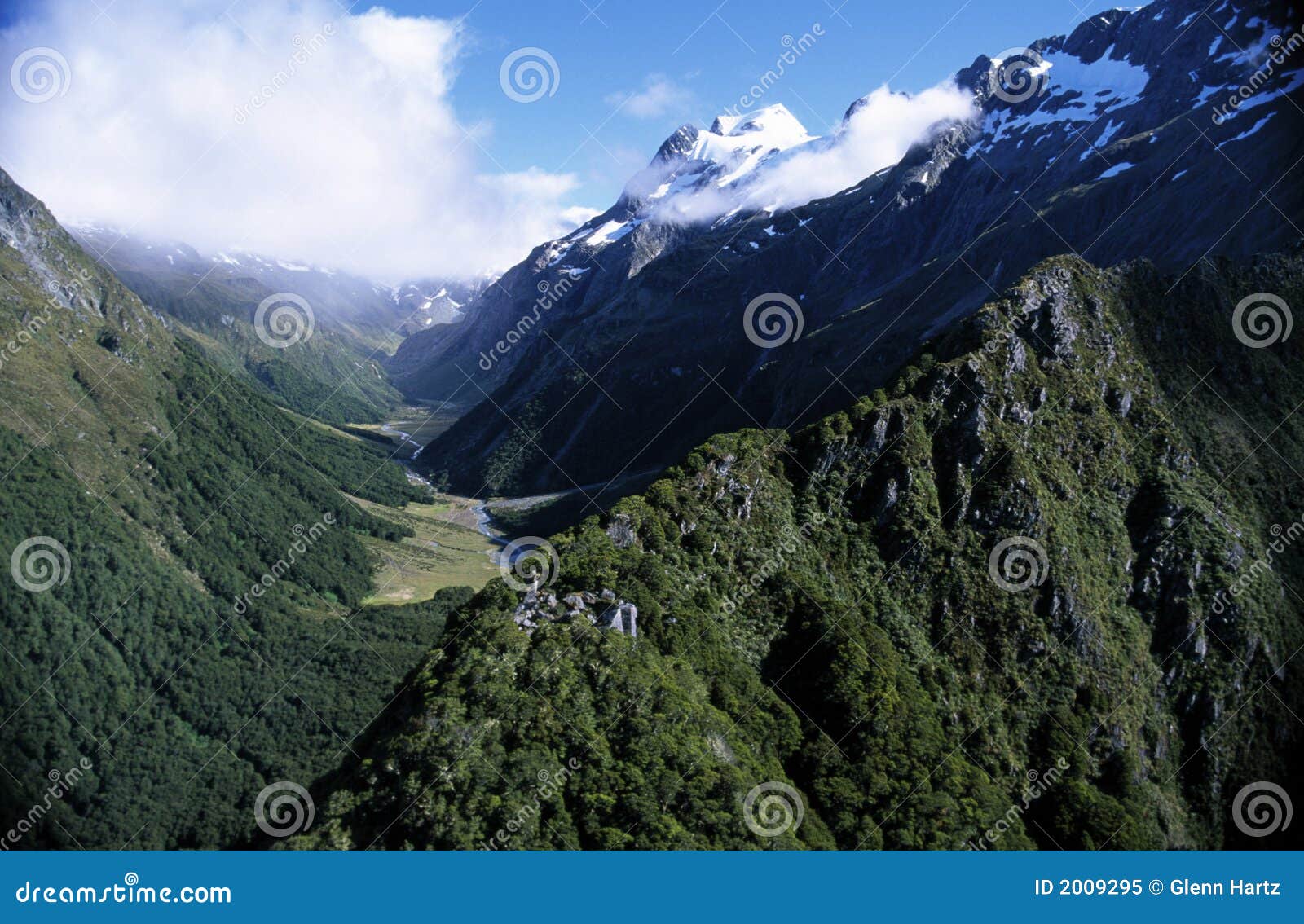 Southern Alps of New Zealand Stock Image - Image of isolated ...