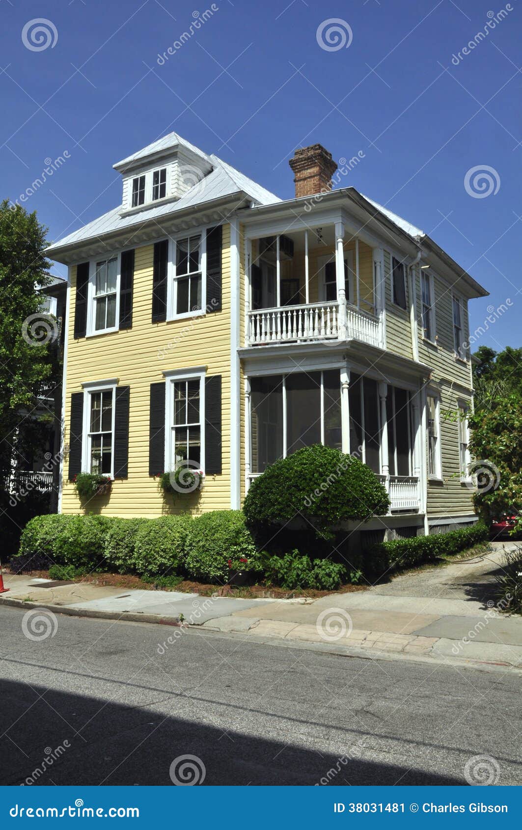 Southern Architecture, Charleston Stock Image - Image of southernstates ...