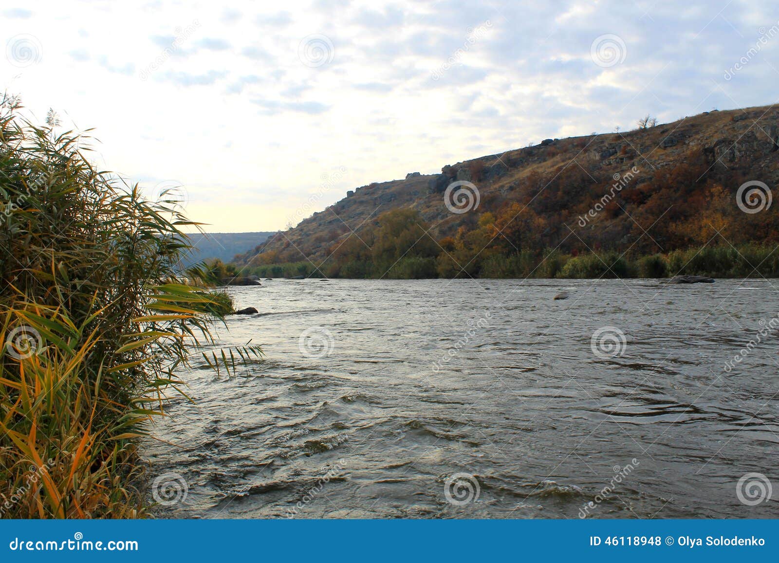 Southern Bug River in Ukraine Stock Photo - Image of landscape, scene ...