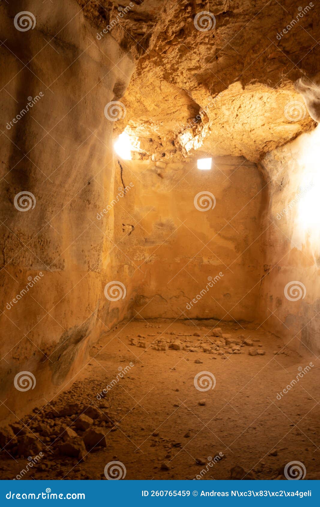Southern Cistern of Masada stock image. Image of rock - 260765459