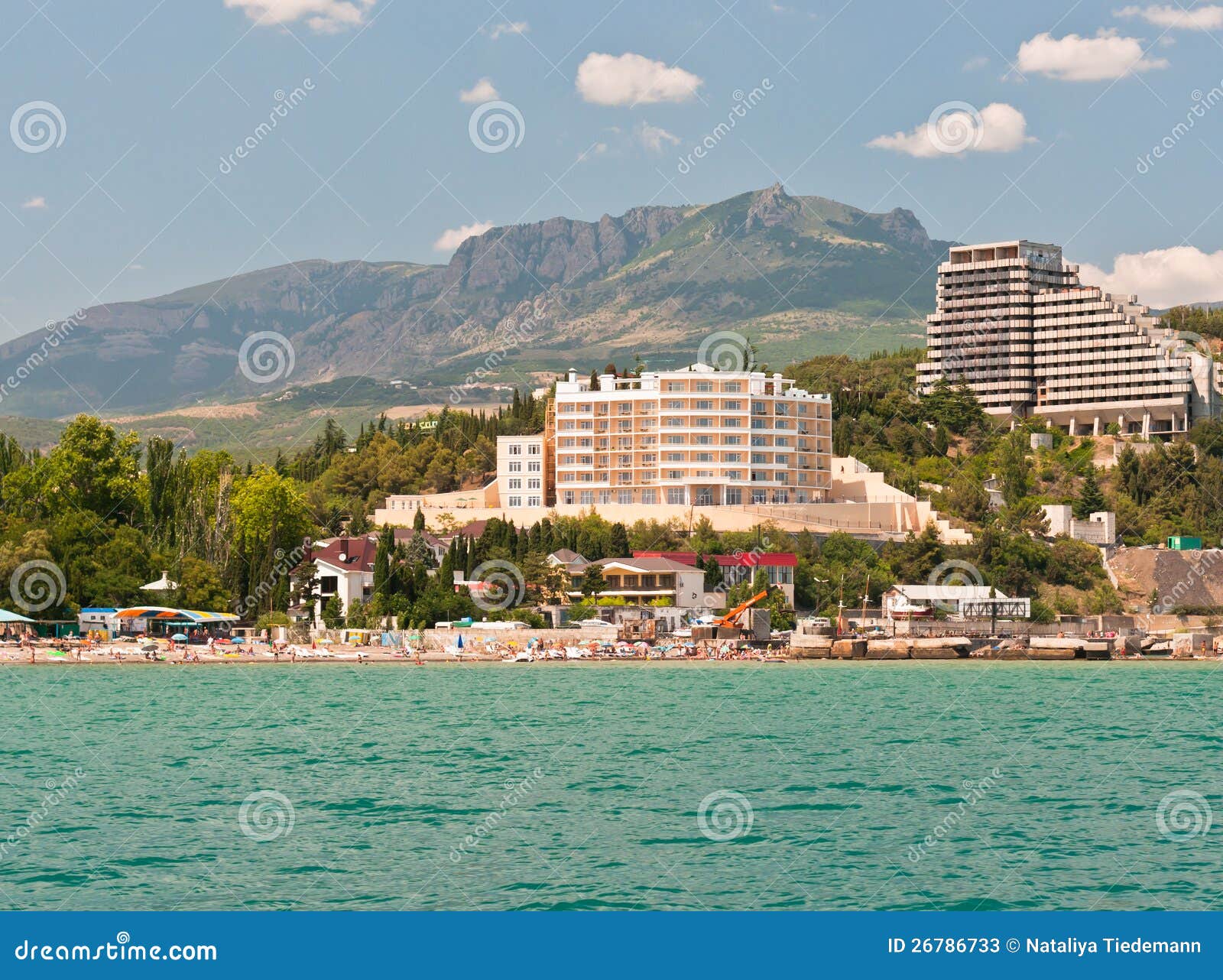 Southern Coast of the Crimea Stock Image - Image of alushta, crimea ...