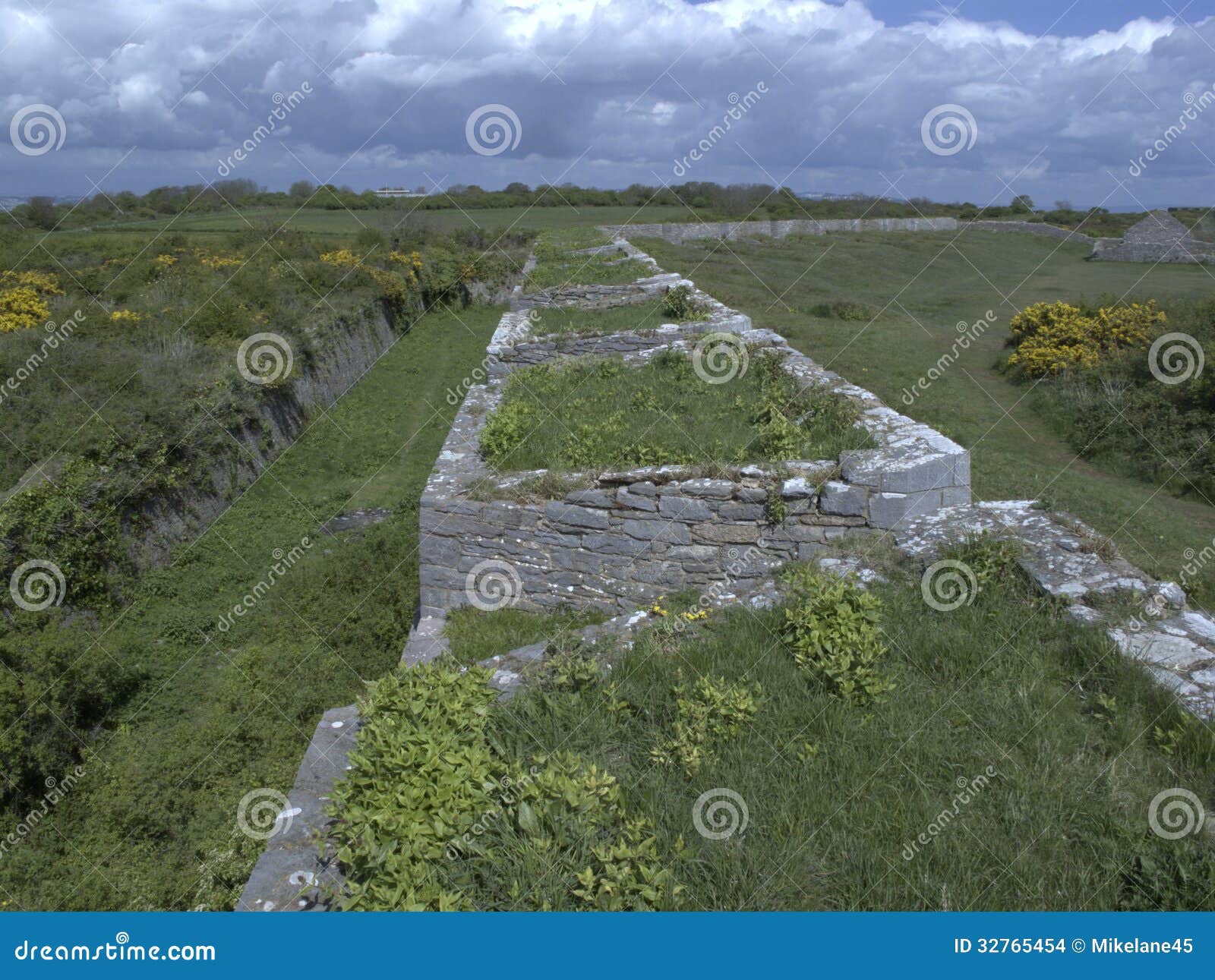 The Southern Fort ruins, stock photo. Image of ruins - 32765454