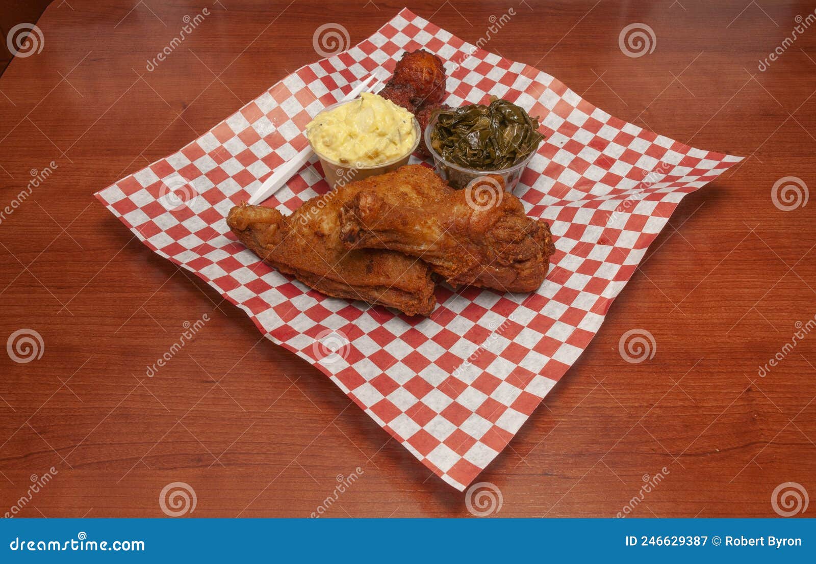 Southern Fried Chicken stock image. Image of deep, meat - 246629387