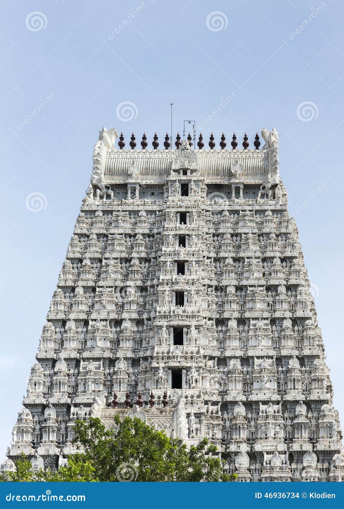 Southern Gopuram of Thiruvannamalai Temple. Stock Photo - Image of ...