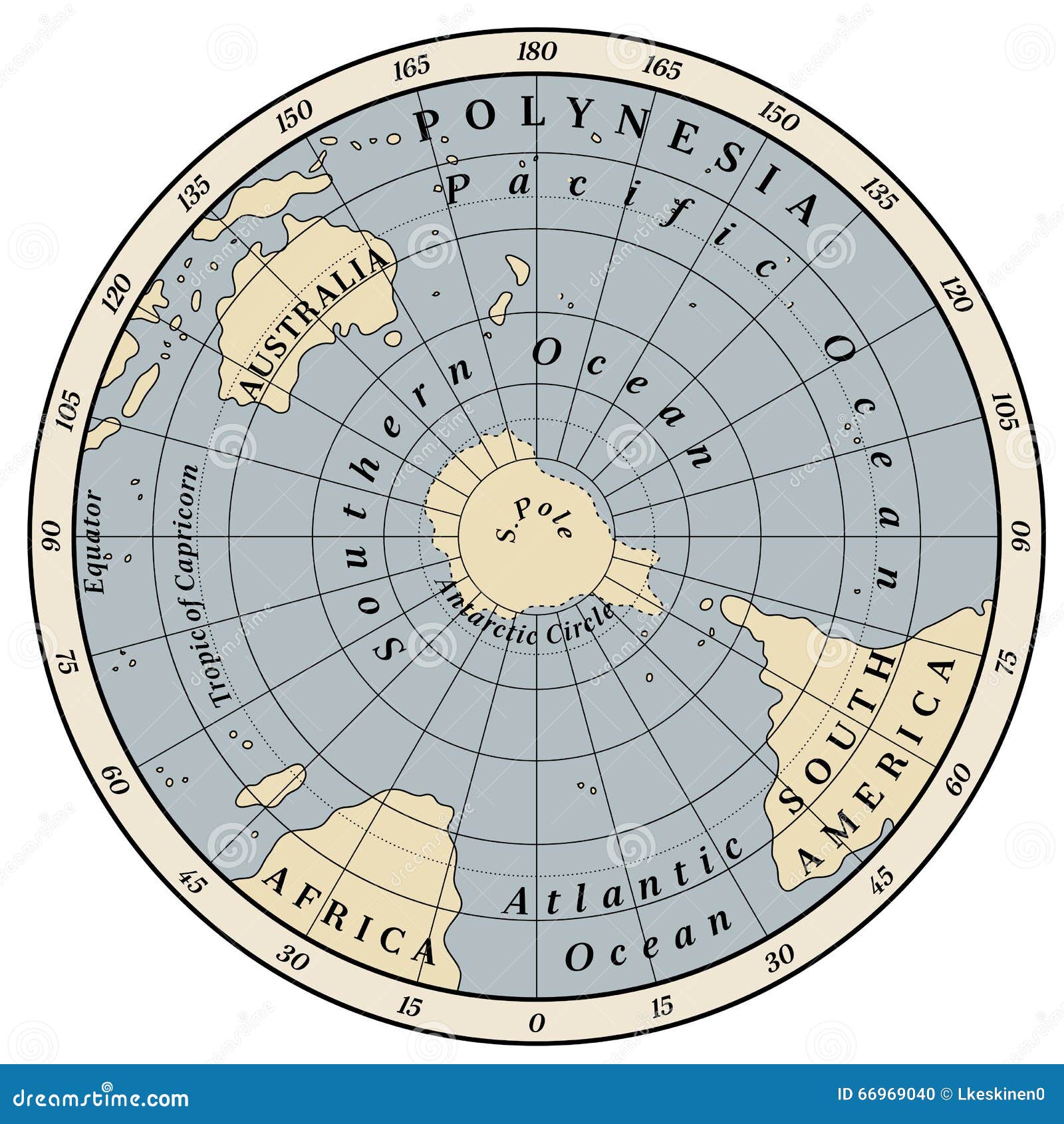 Southern Hemisphere. Star Map Of Vector Constellations. | CartoonDealer ...