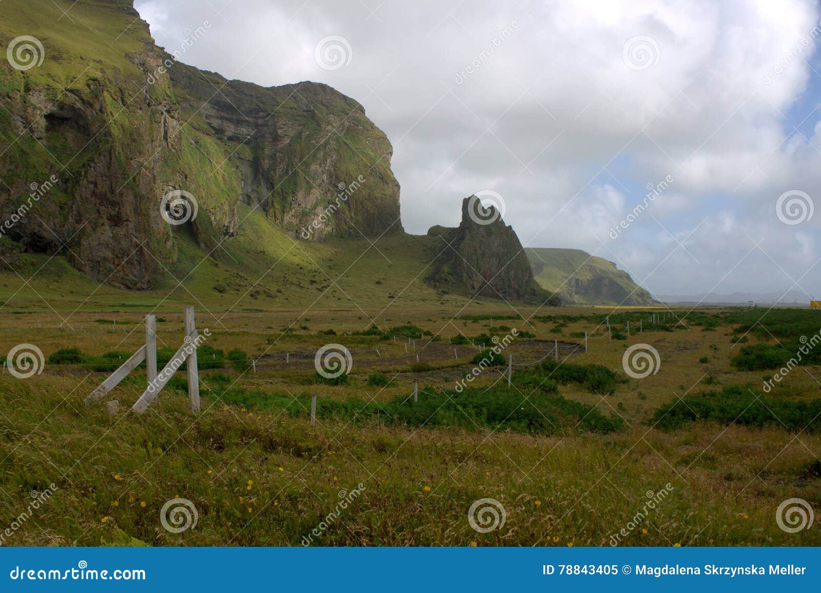 Southern Iceland Scenery with Volcanic Formations by the Oceanside ...