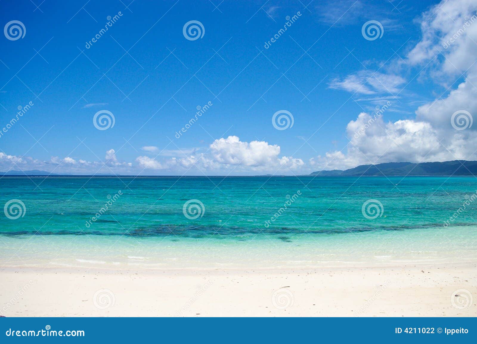 Southern Japan beach stock photo. Image of clear, ocean - 4211022