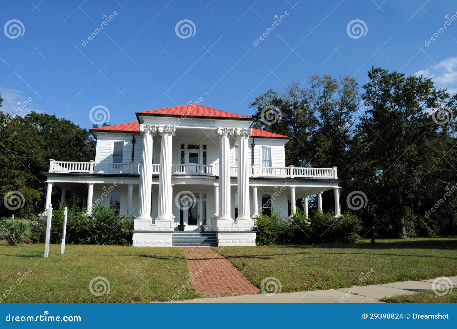 Southern Mansion stock photo. Image of america, building - 29390824