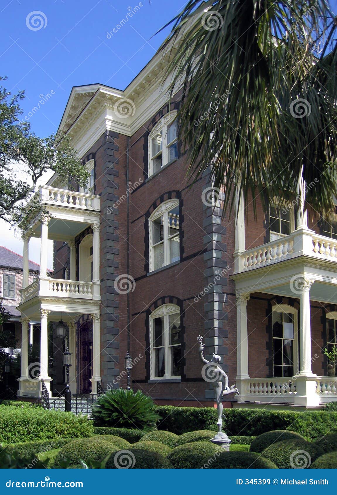 Southern mansion stock image. Image of city, comfortable - 345399