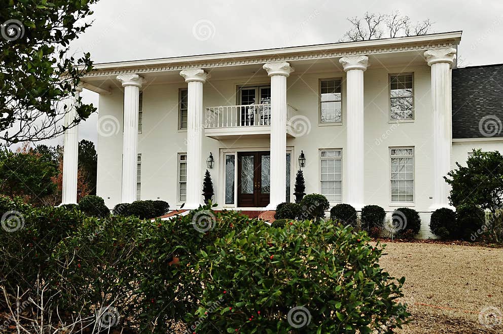 Southern Mansion stock photo. Image of frame, renovate - 6639402