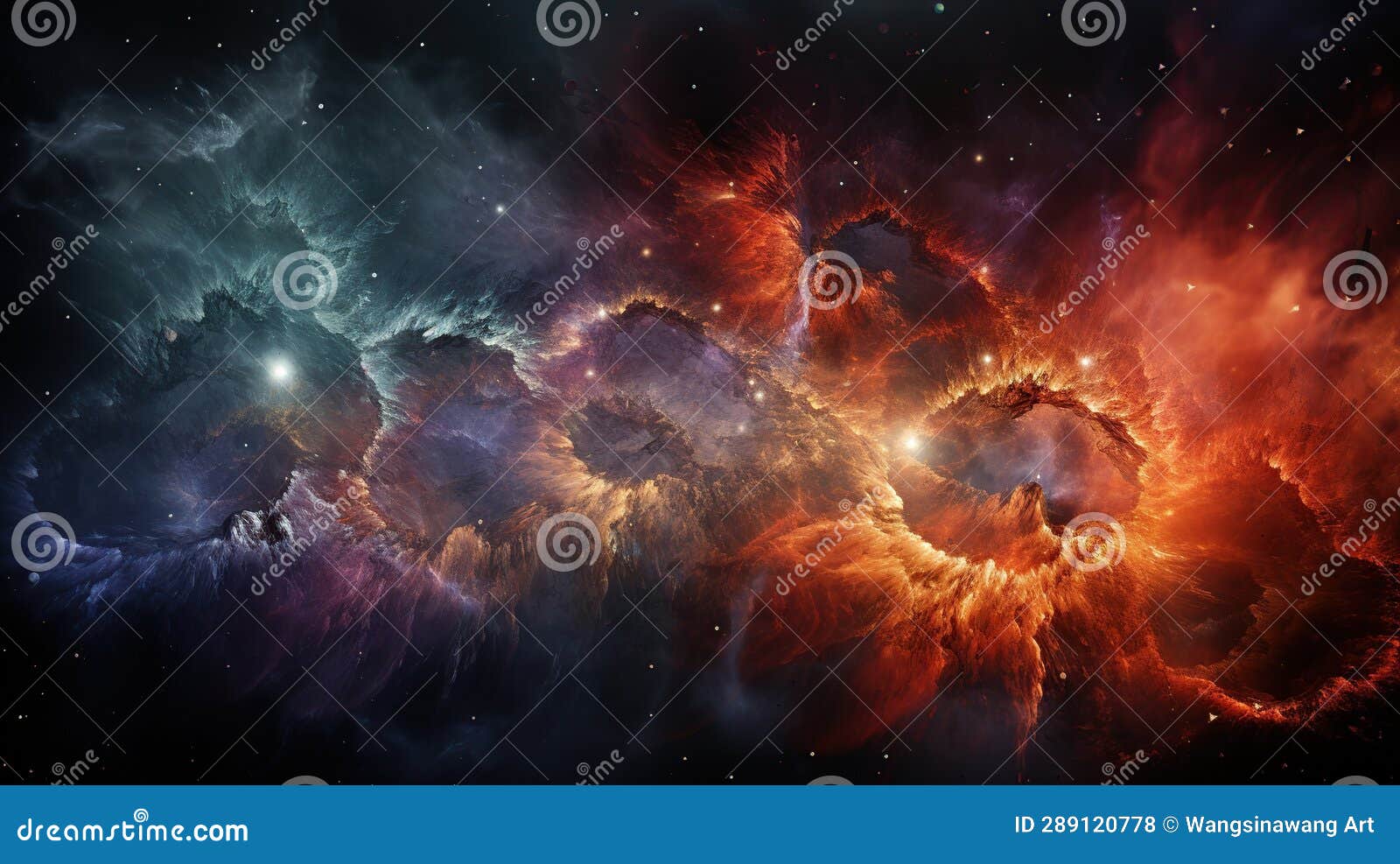 Southern Ring Nebula stock illustration. Illustration of cosmos - 289120778