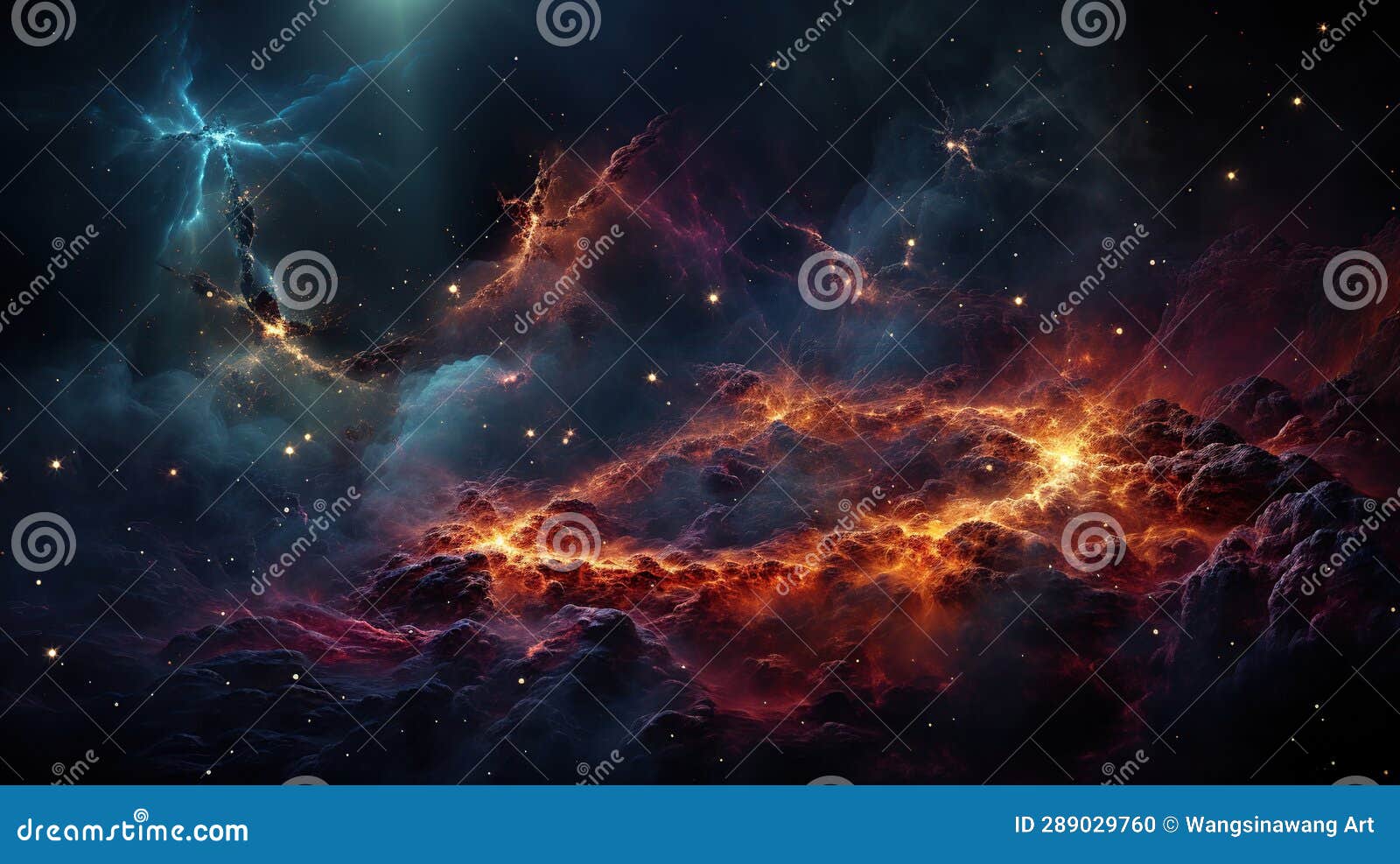Southern Ring Nebula stock illustration. Illustration of plasma - 289029760