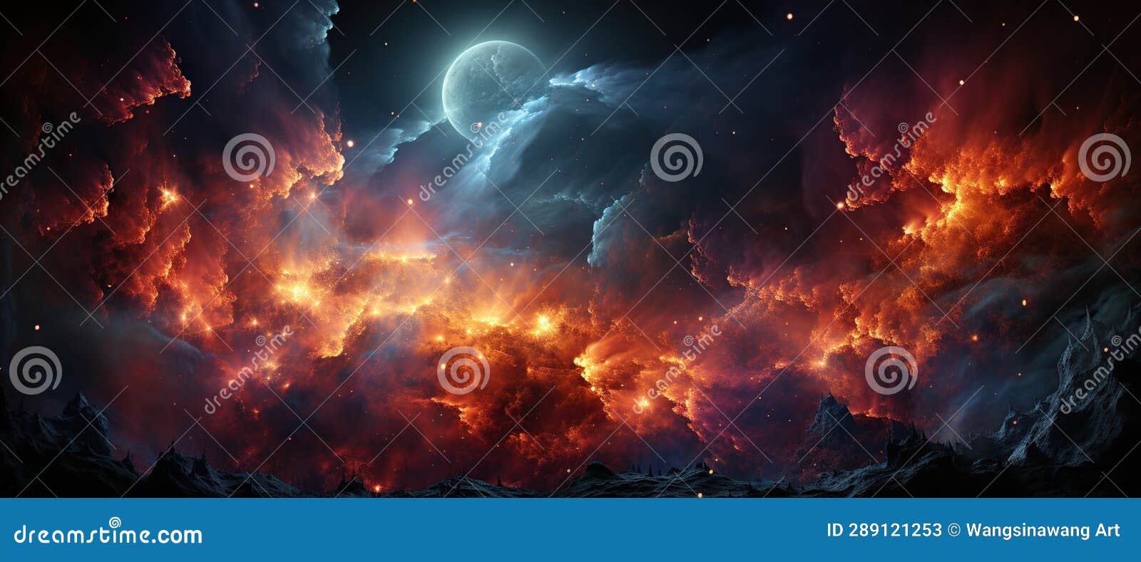 Southern Ring Nebula Royalty-Free Stock Photo | CartoonDealer.com ...