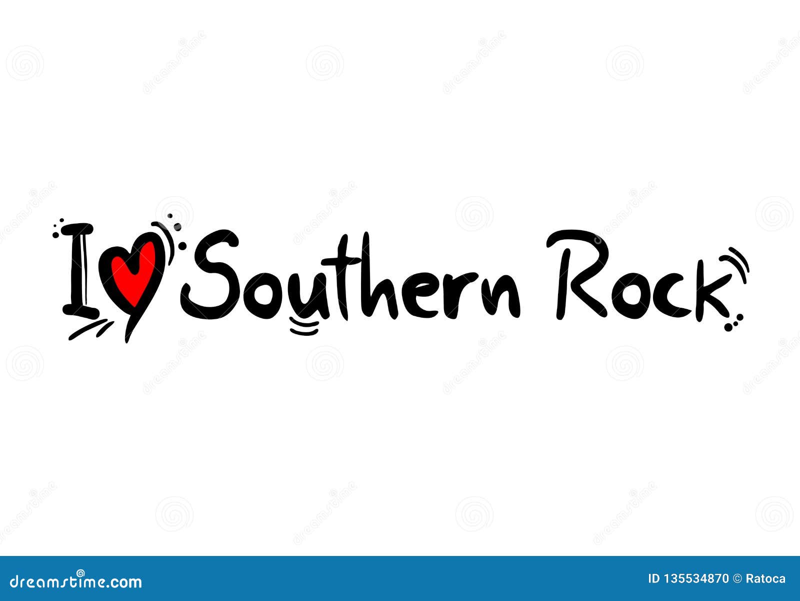 Southern Rock Music Style Love Stock Vector - Illustration of symbol ...