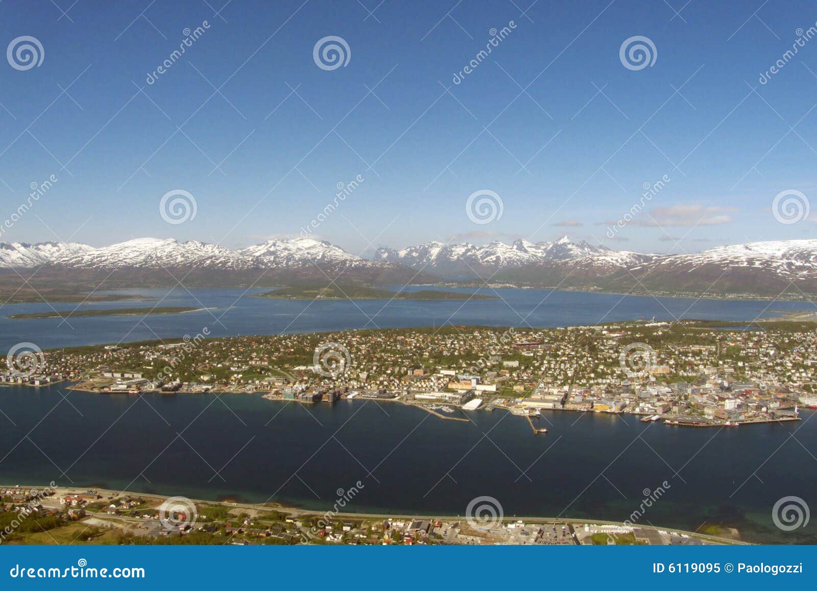Southern side of Tromsoe stock image. Image of long, atlantic - 6119095