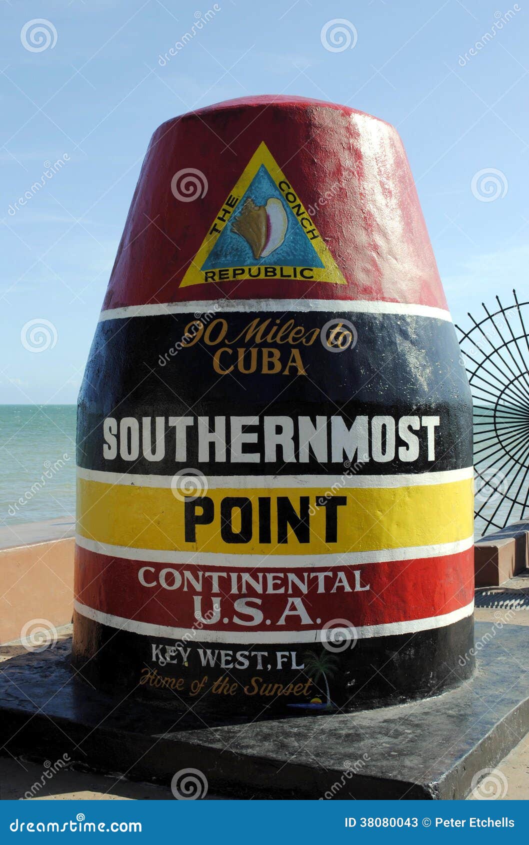 Southernmost Point in the USA Stock Image - Image of attraction, north ...