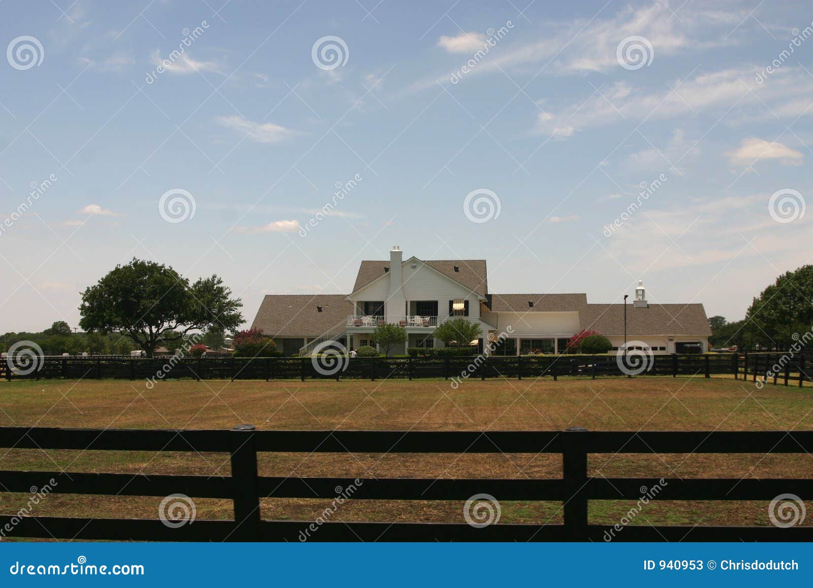 Southfork Ranch Near Dallas Stock Image - Image of horse, driveway: 940953