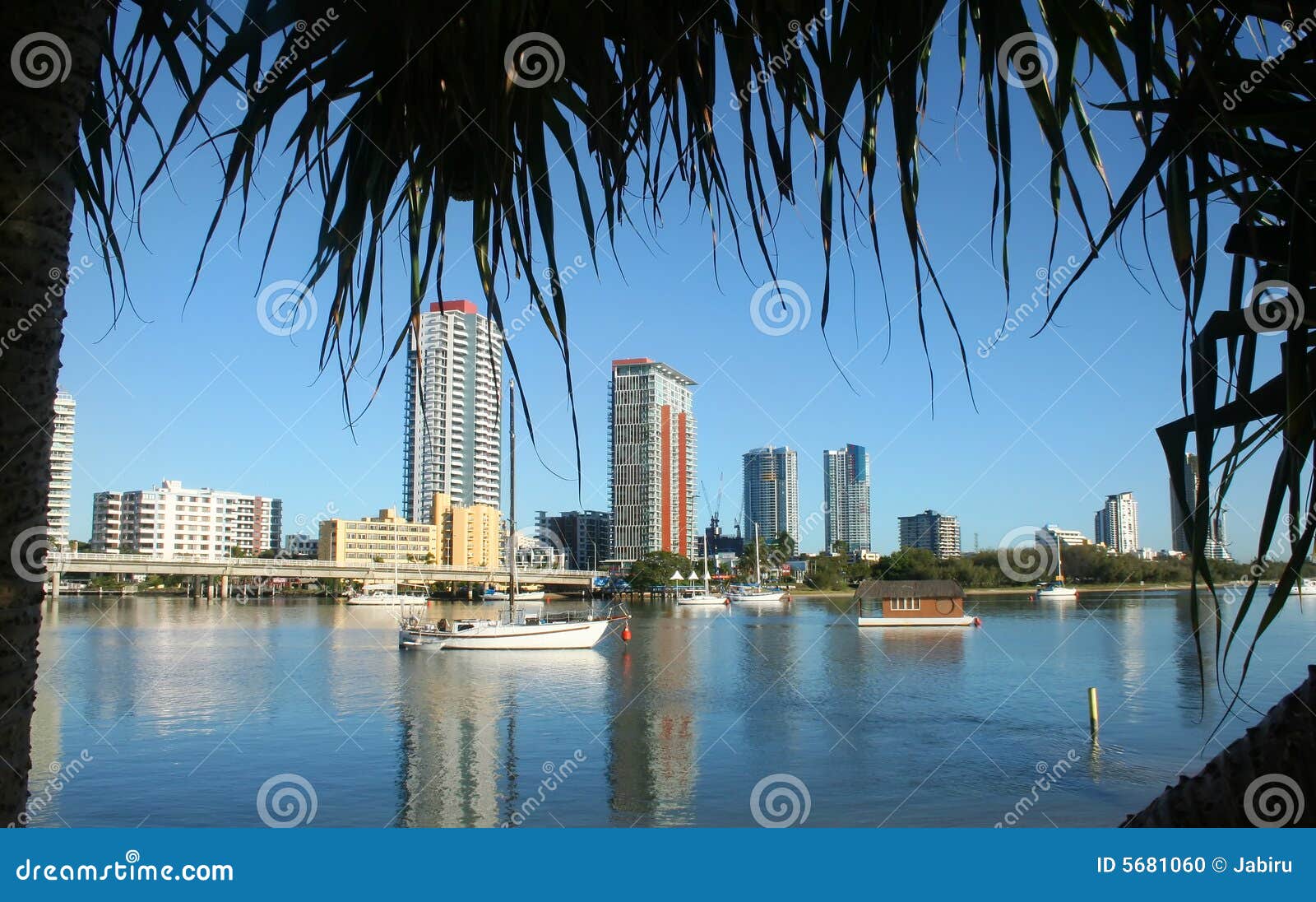 Southport Gold Coast stock photo. Image of nautical, bridge - 5681060