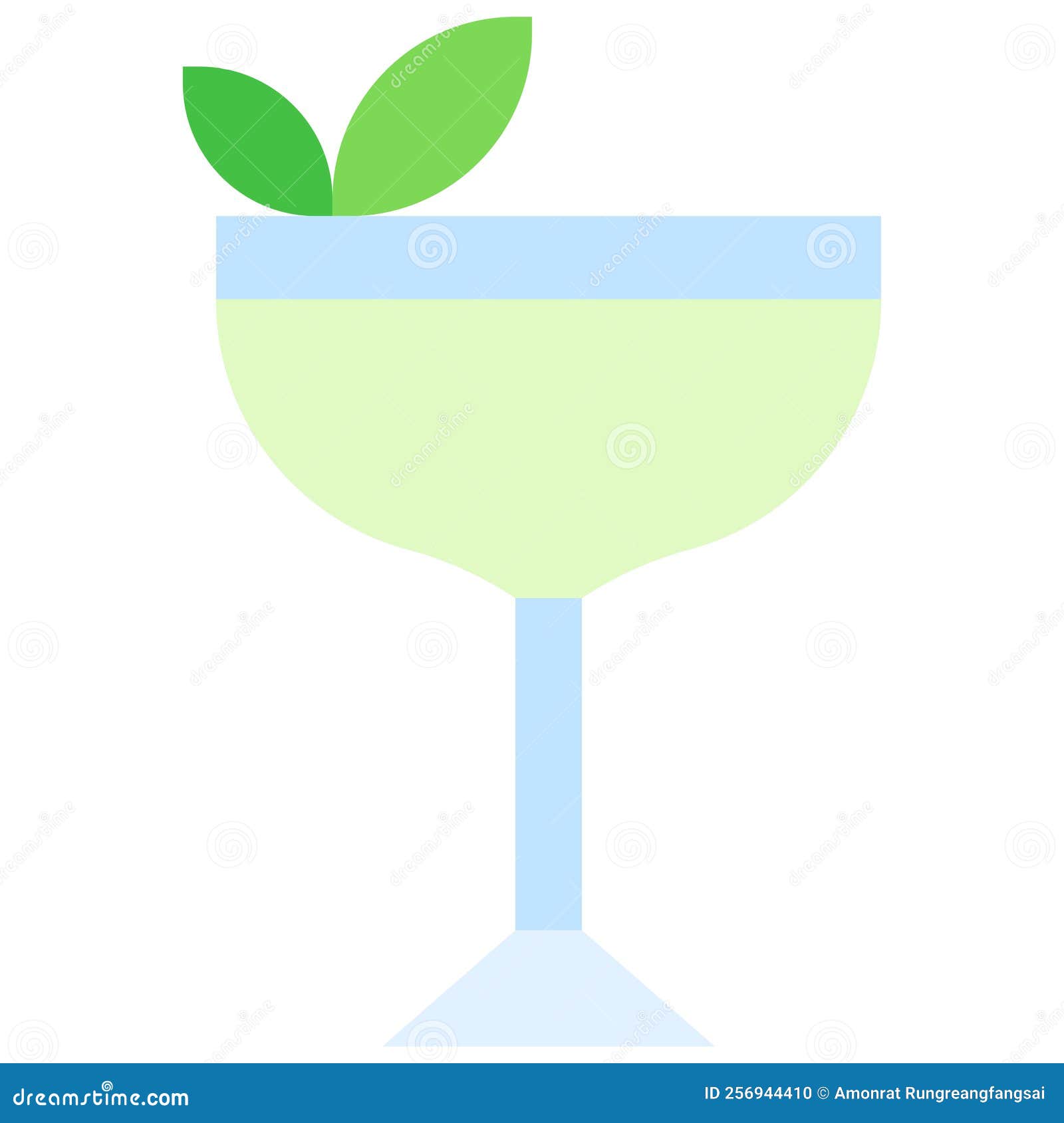 Southside Cocktail Icon, Alcoholic Mixed Drink Vector Stock Vector ...
