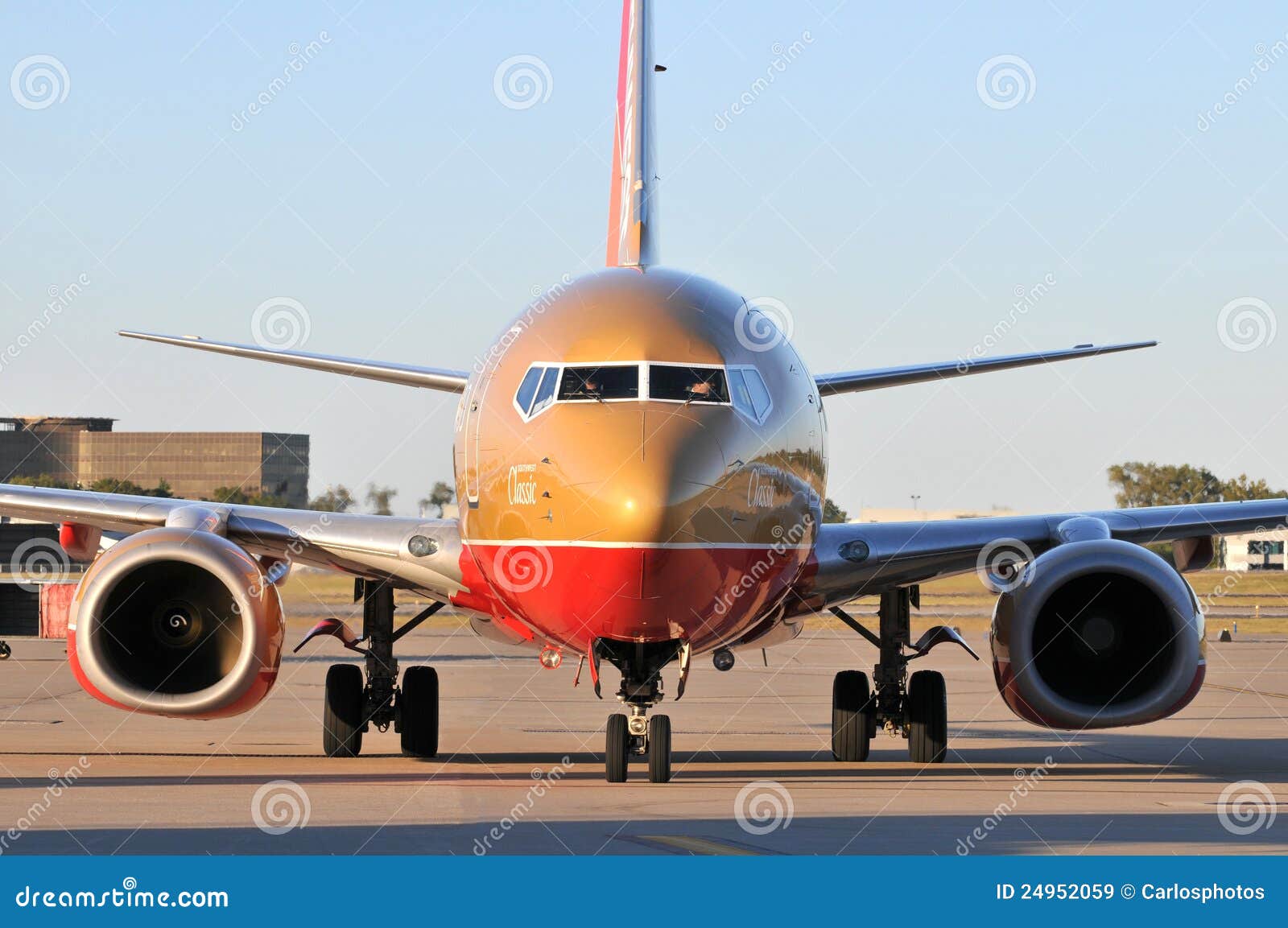 A Southwest Airlines Airplane Pulling into the Gat Editorial Stock ...