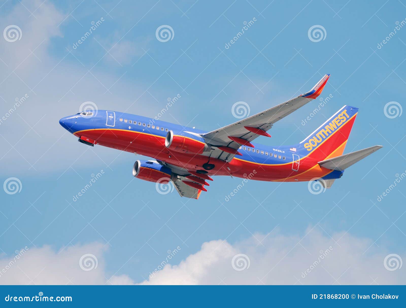 Southwest Airlines Boeing 737s Preparing For Departure. Southwest Is ...