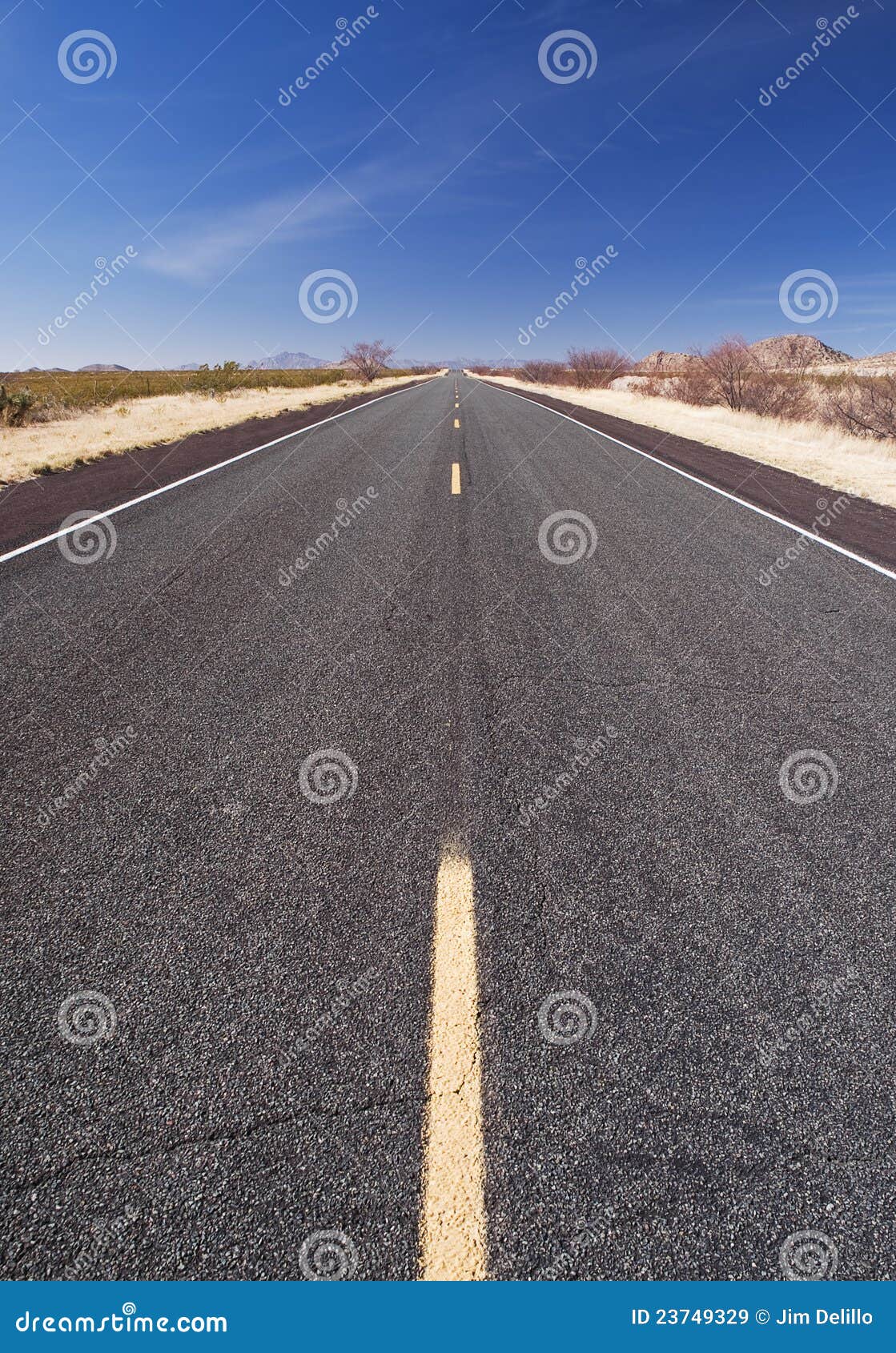 Long straight highway stock image. Image of receding - 23749329