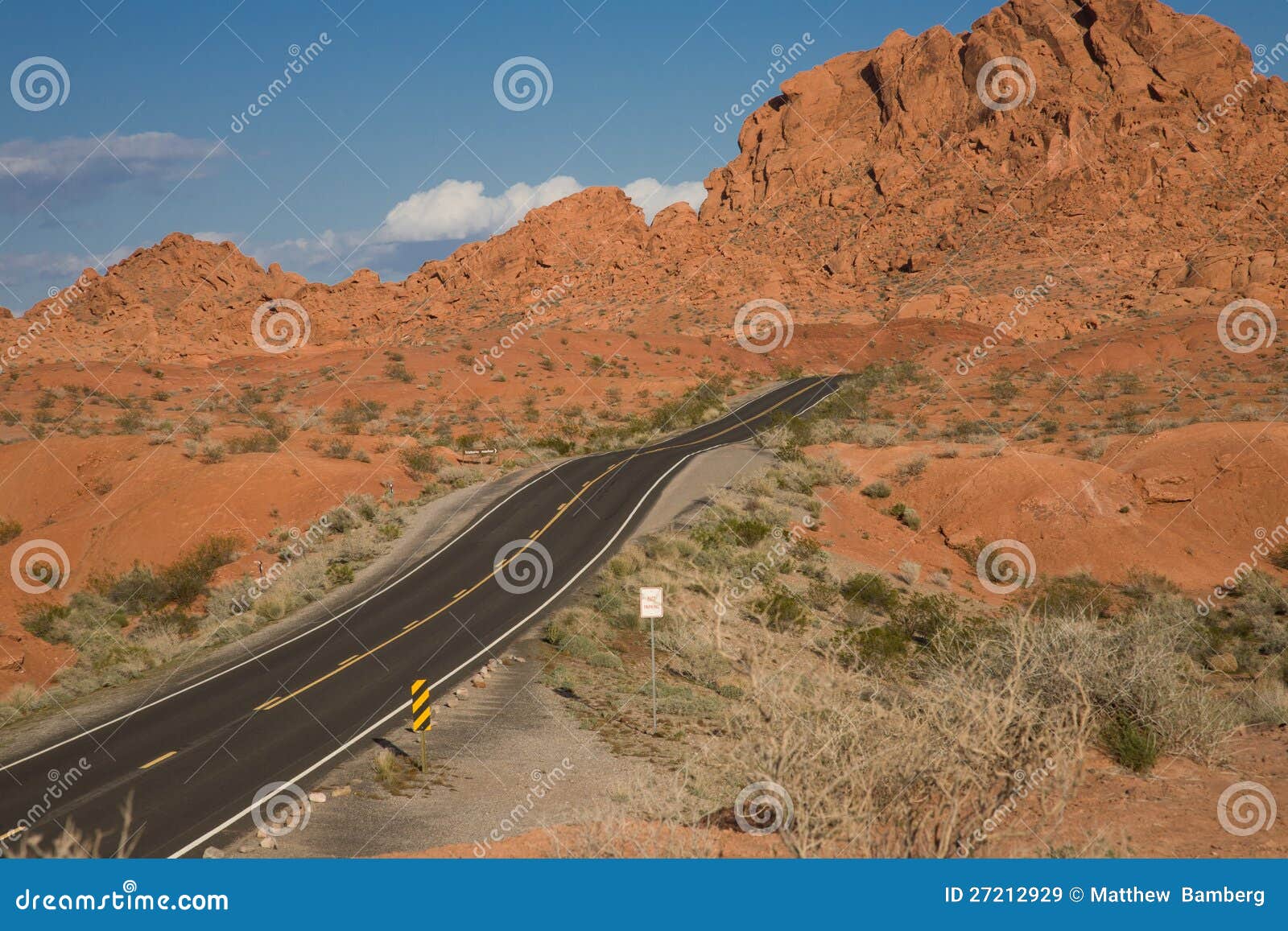 Southwest Road stock image. Image of space, sign, gold - 27212929