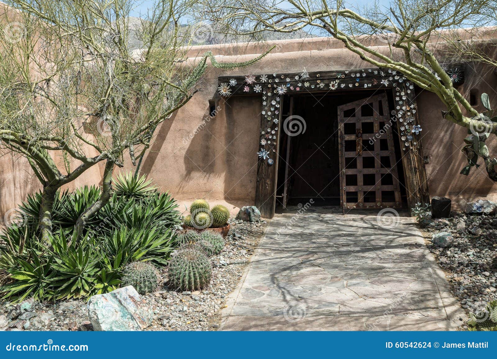 Southwestern Adobe Architecture Stock Photo - Image of southwestern ...