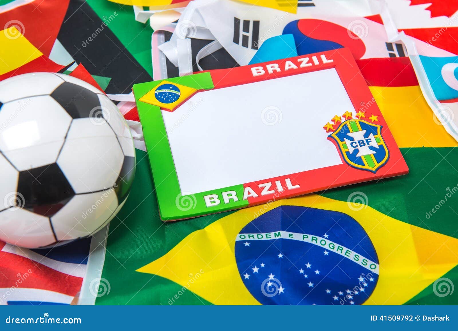 Souvenir of Brazil Style Background Frame Stock Photo - Image of ...