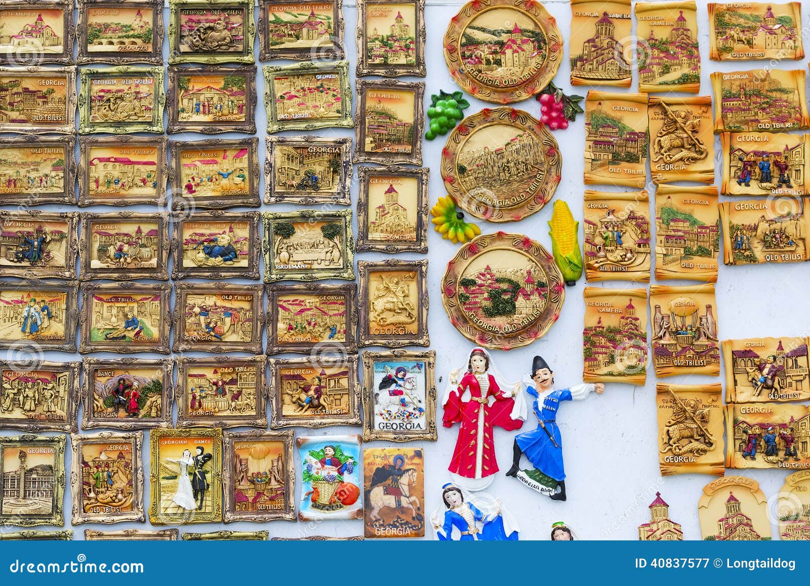 Souvenir fridge magnets editorial photography. Image of magnets - 40837577