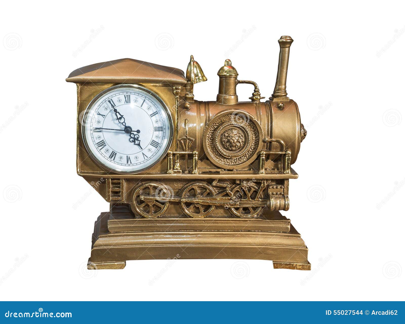 Souvenir Locomotive. Desktop Clock Stock Photo - Image of classic ...