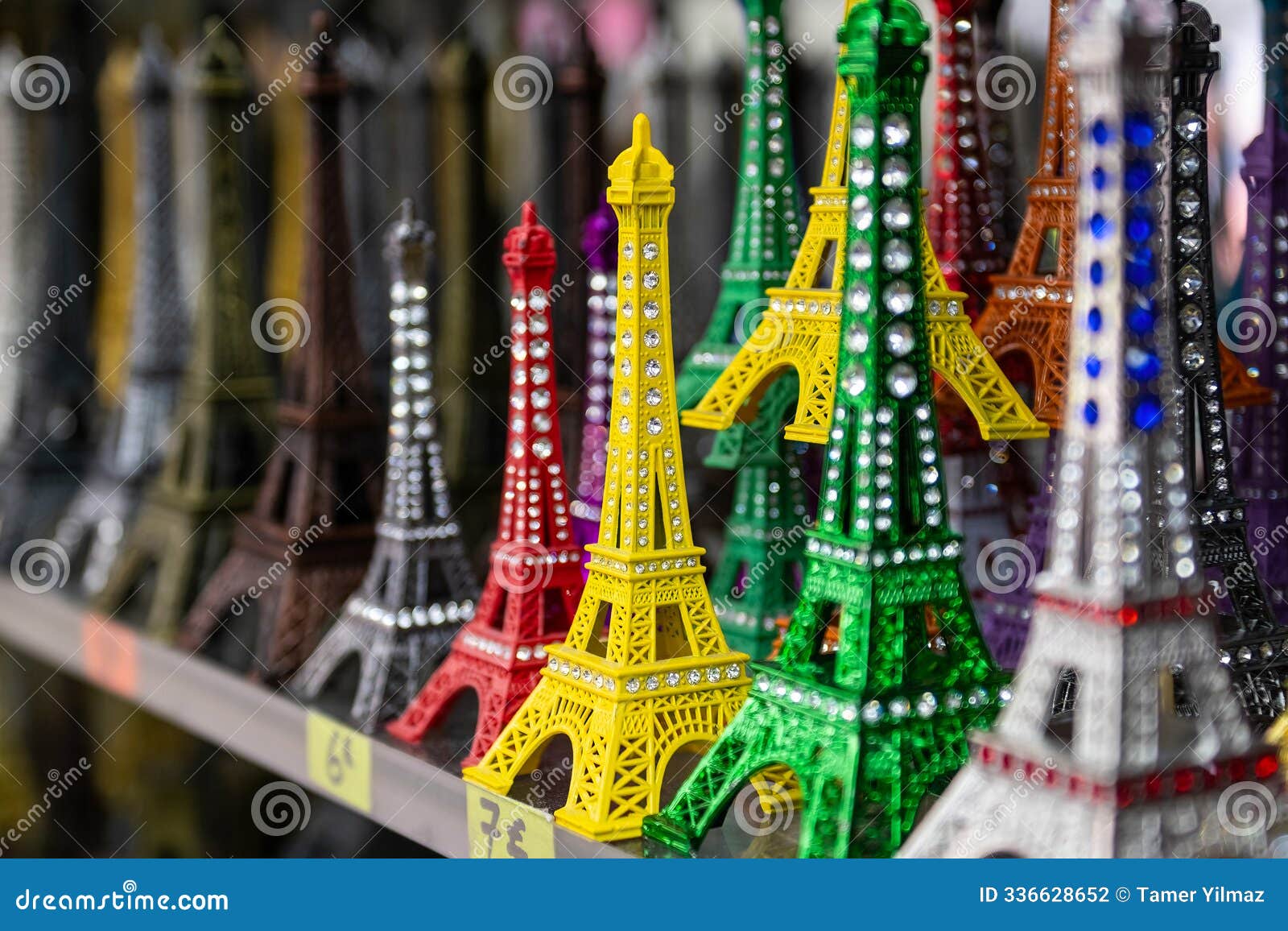 Souvenir of Mini Eiffel Tower from Paris France Stock Photo - Image of ...