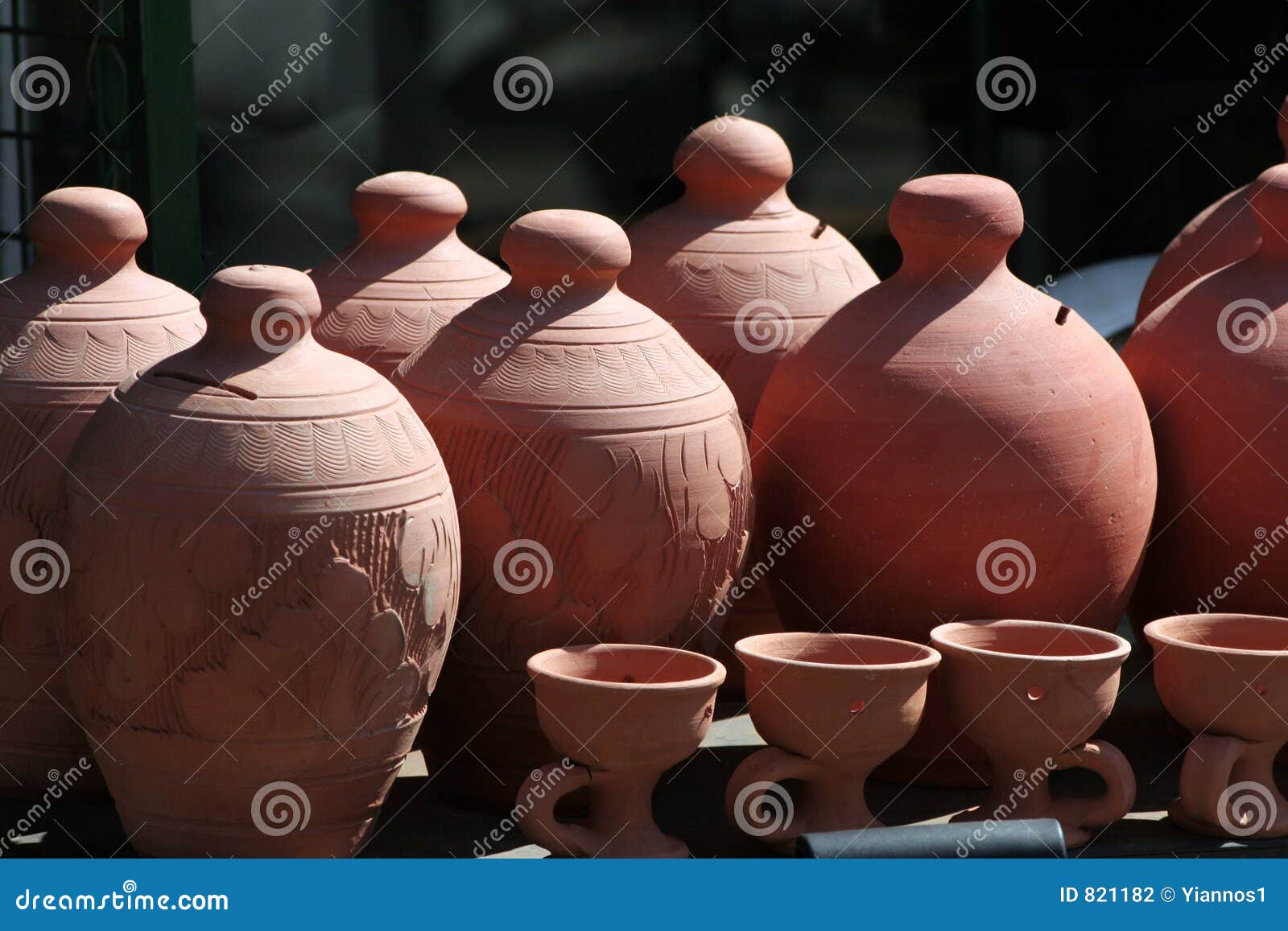 Souvenir pottery stock photo. Image of cyprus, native, craft - 821182
