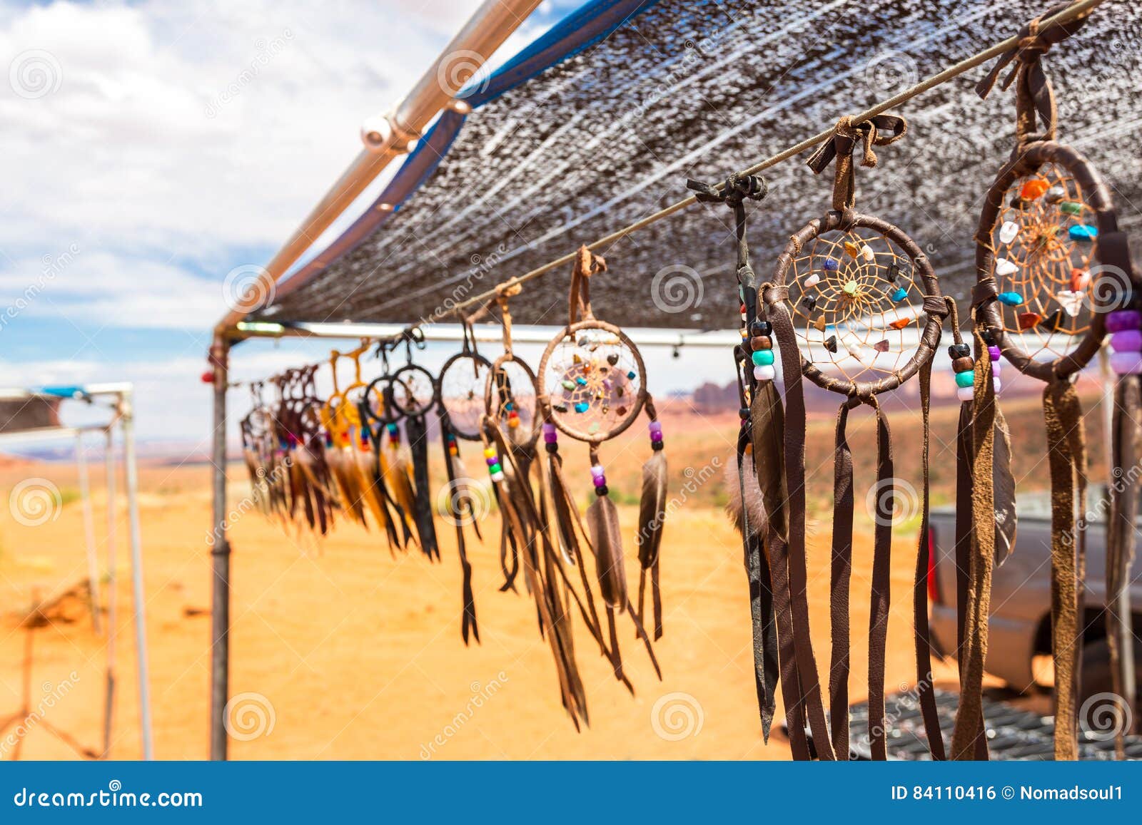 Souvenir Shop in a Monument Valley Stock Photo - Image of dreamcatcher ...