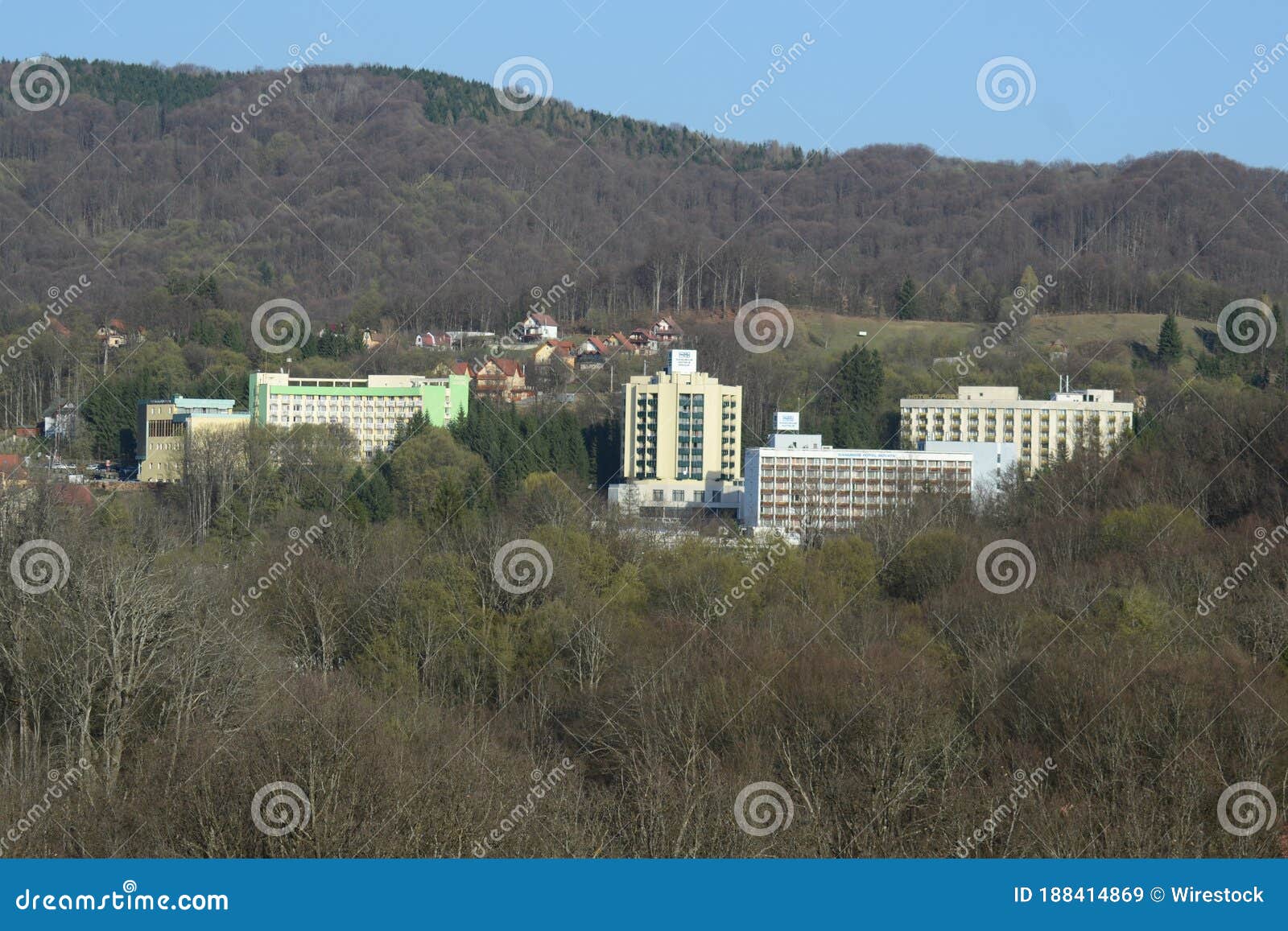SOVATA, ROMANIA - Apr 09, 2018: Panoramic View in Sovata Stock Image ...