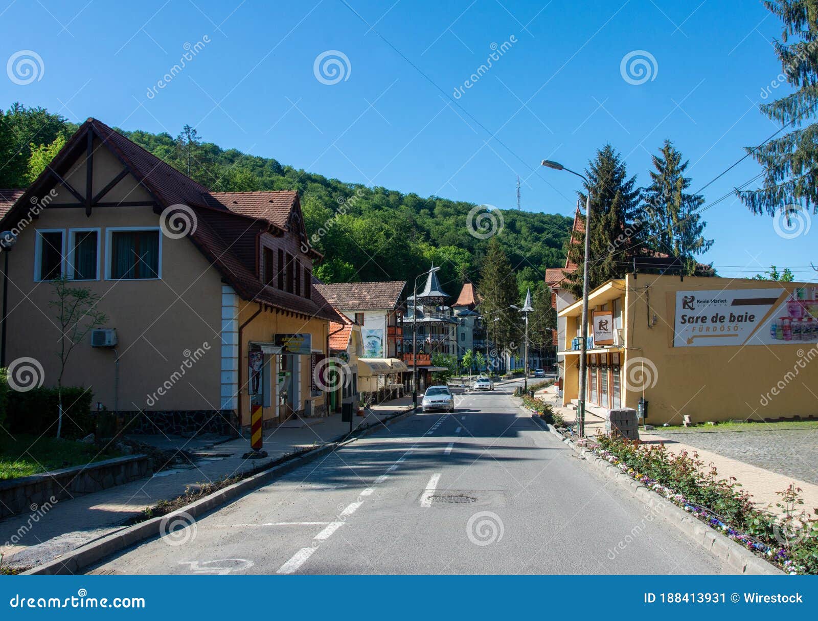 SOVATA, ROMANIA - May 23, 2020: Landscape in Sovata Resort Editorial ...