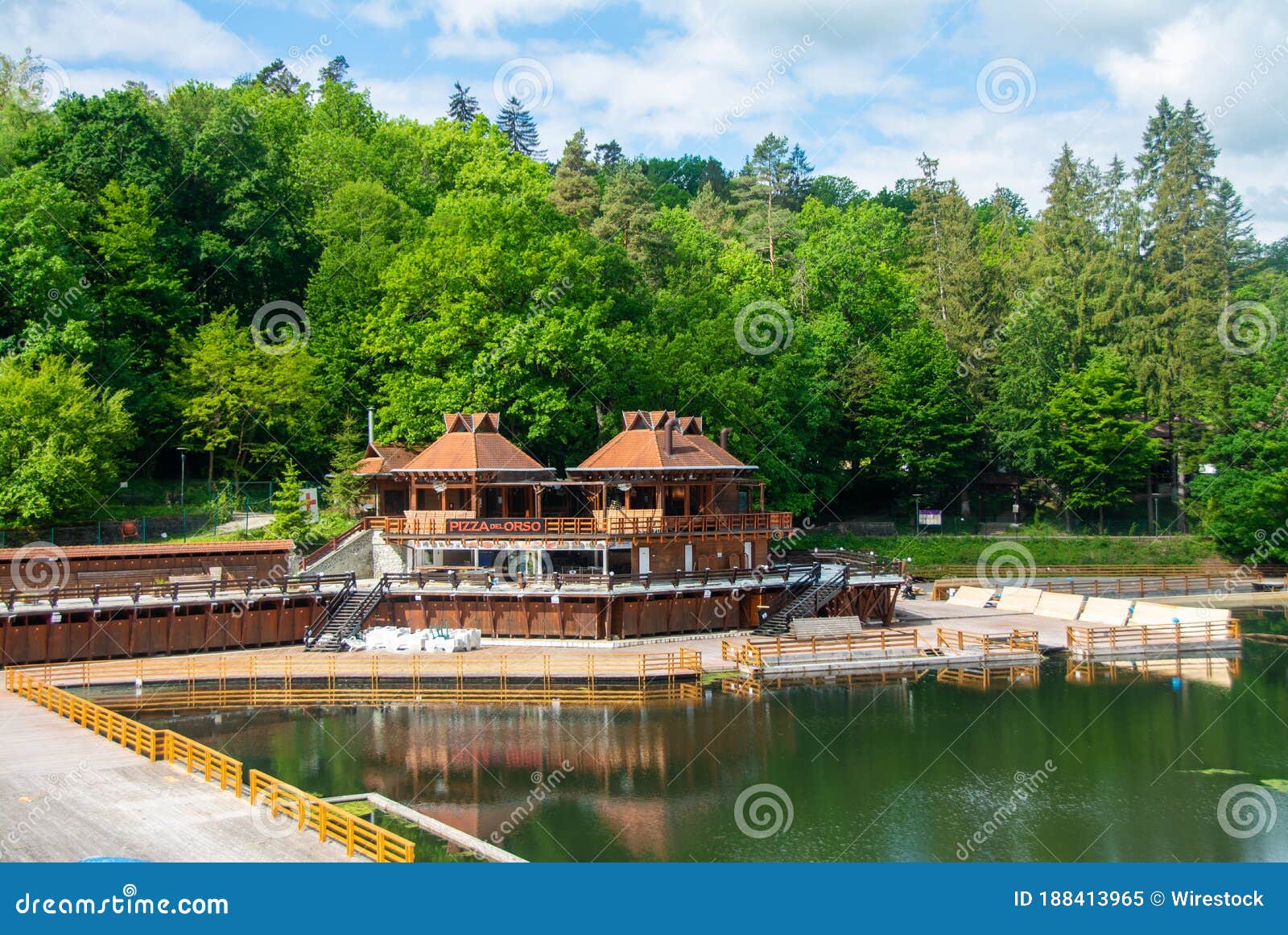 SOVATA, ROMANIA - May 23, 2020: Landscape in Sovata Resort Stock Image ...