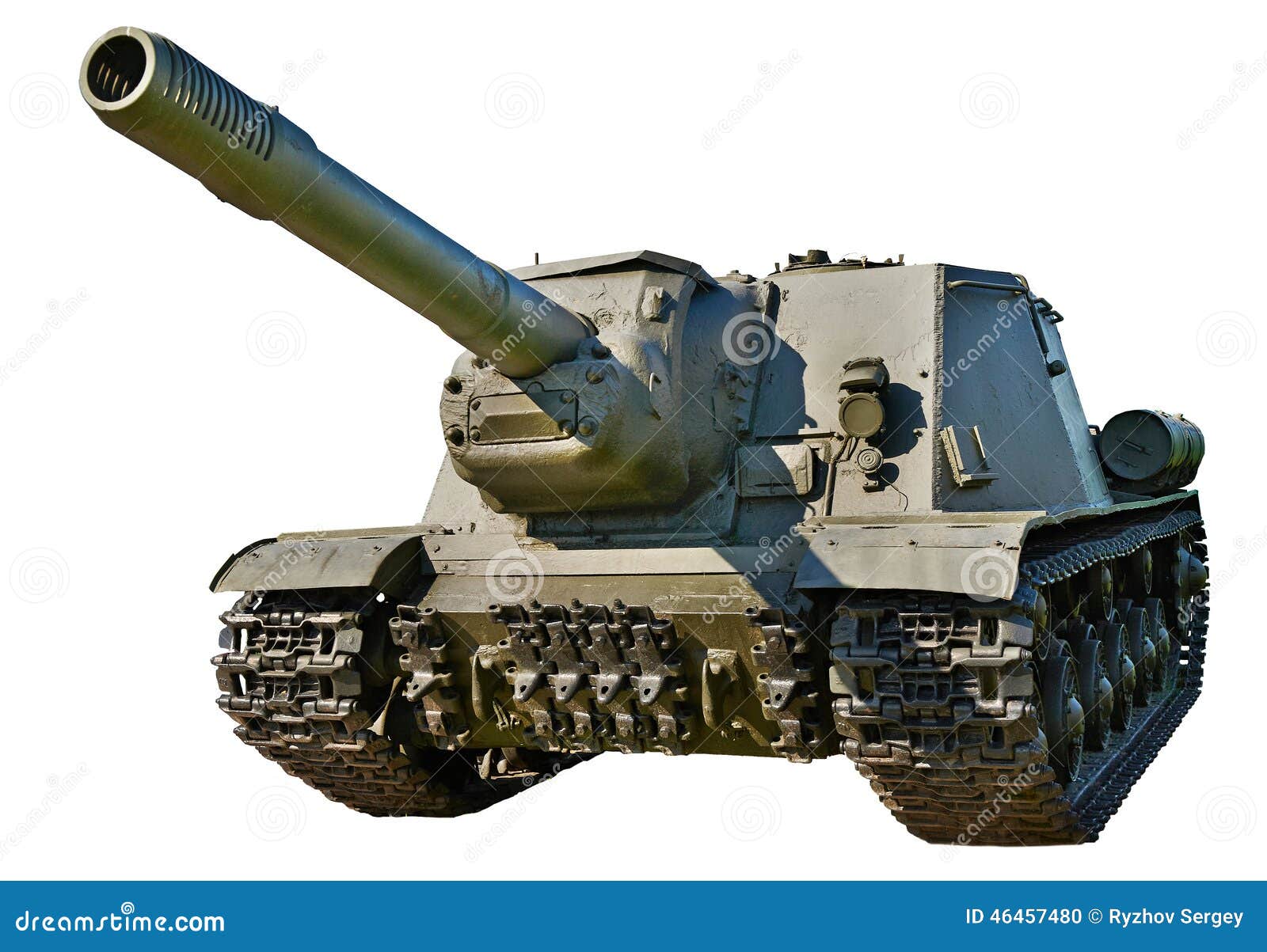 Soviet Anti Tank Self-propelled Unit SU-152 Stock Photo - Image of ...