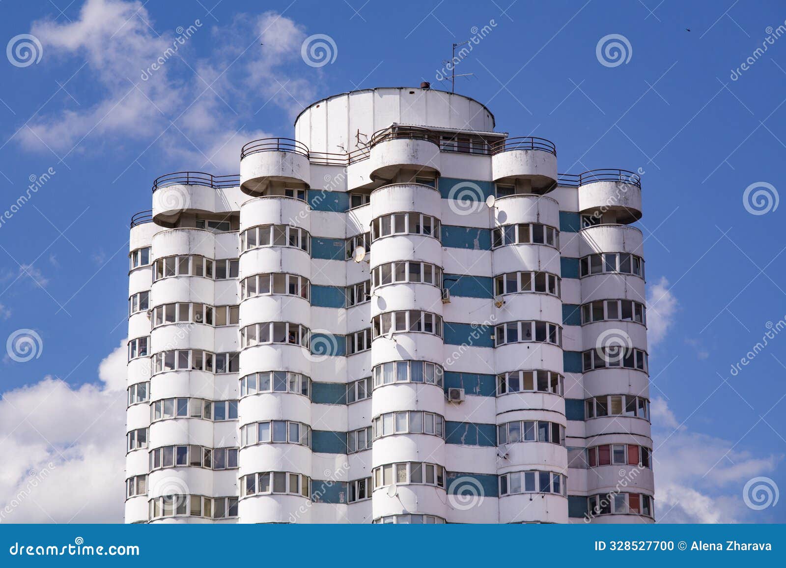 Soviet Architecture in the Center of Minsk, Belarus Stock Photo - Image ...