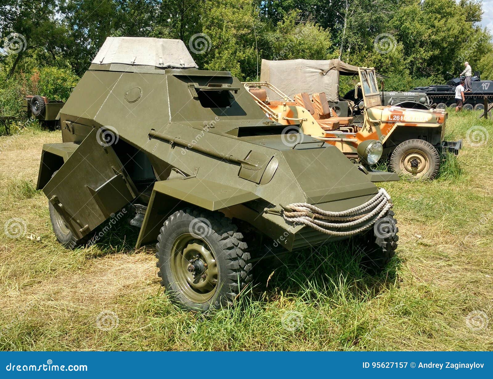 Soviet Armored Car BA-64 of the Second World War. Editorial Photography ...