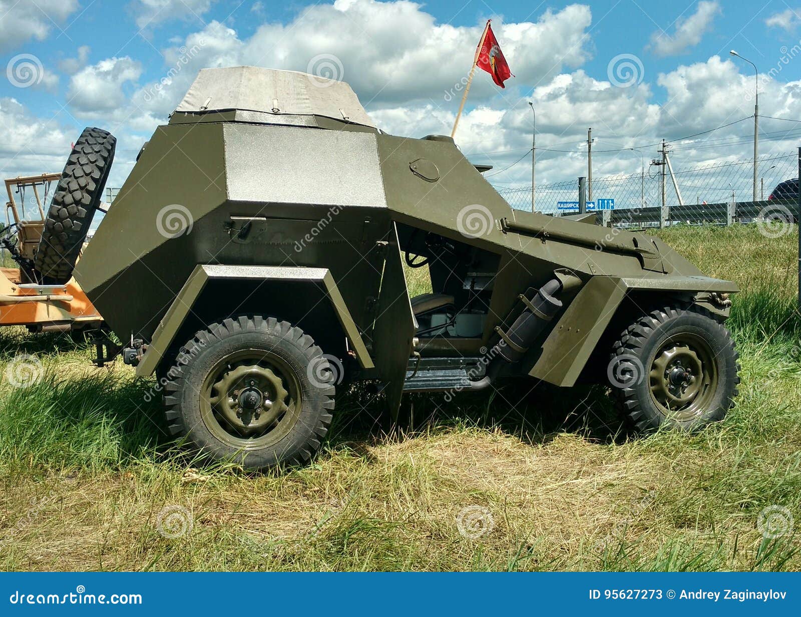Soviet Armored Car BA-64 of the Second World War. Editorial Stock Photo ...