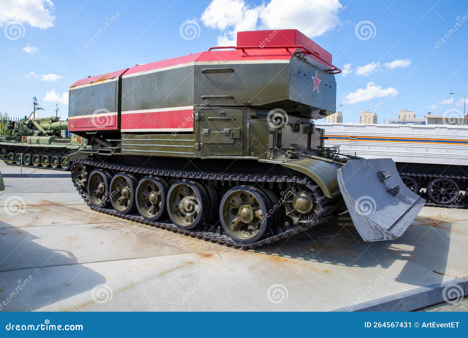 Soviet Armored Tracked Fire Engine Stock Image - Image of gmp54, soviet ...