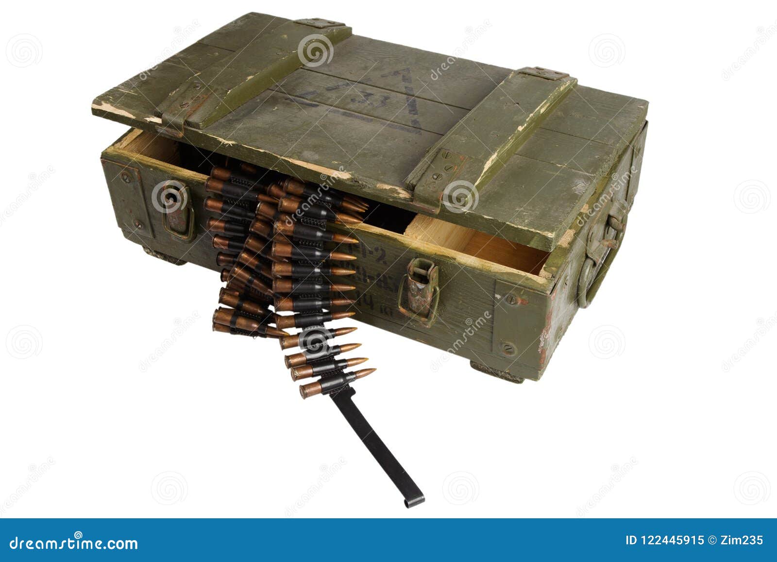 Soviet Army Box of Ammunition Stock Image - Image of confidential ...